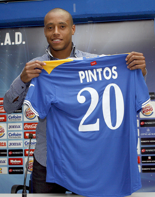 Pablo Pintos presentado en Getafe