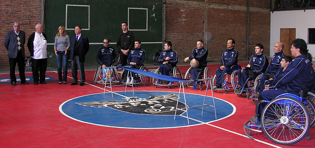 Re-Inauguración cancha de Basketball Apri.