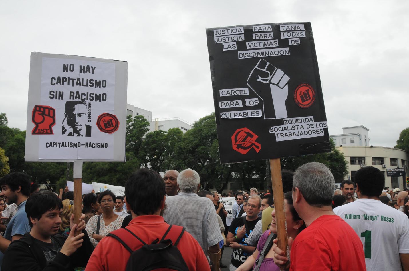 Marcha contra el racismo