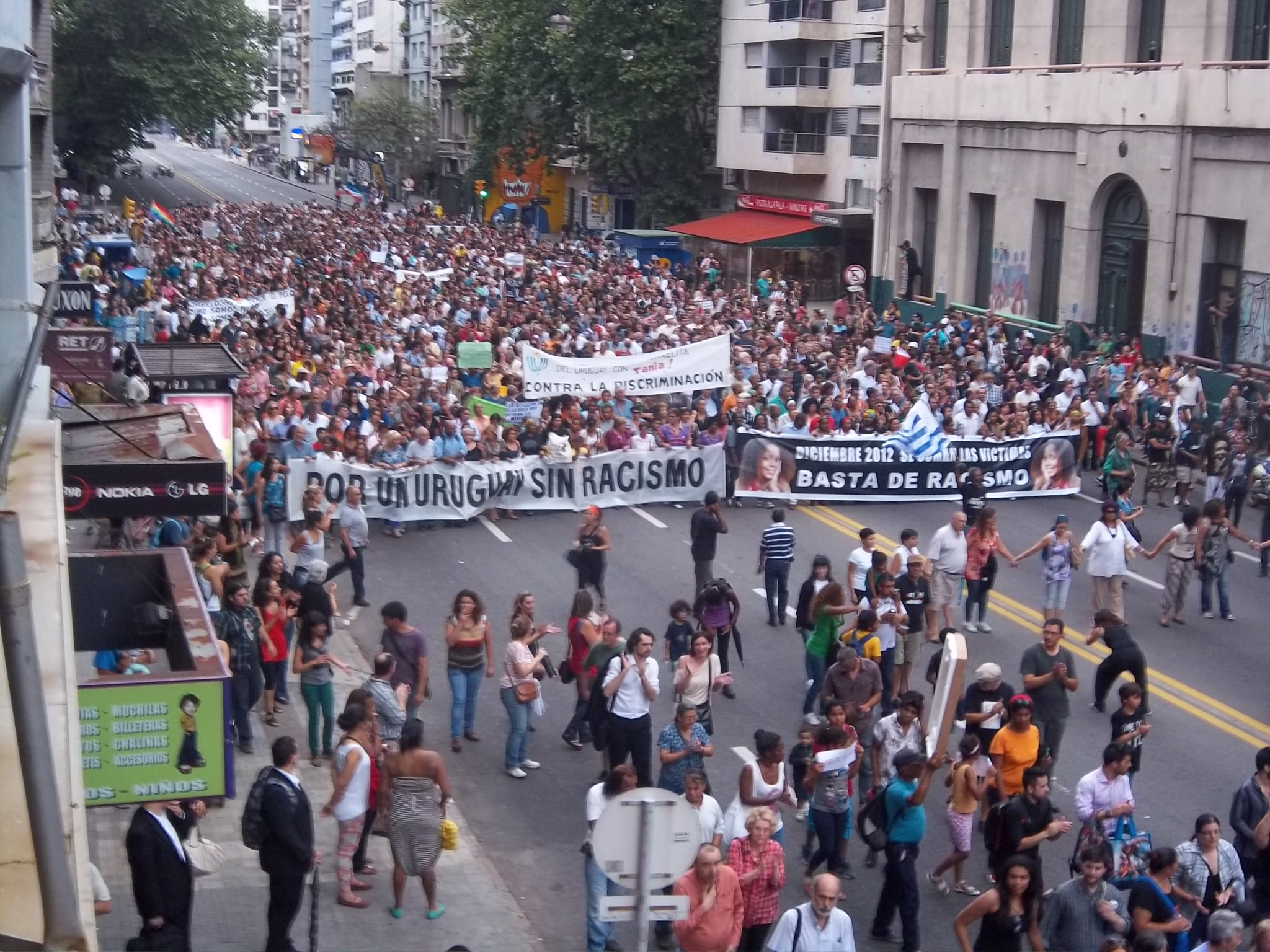 Marcha contra el racismo