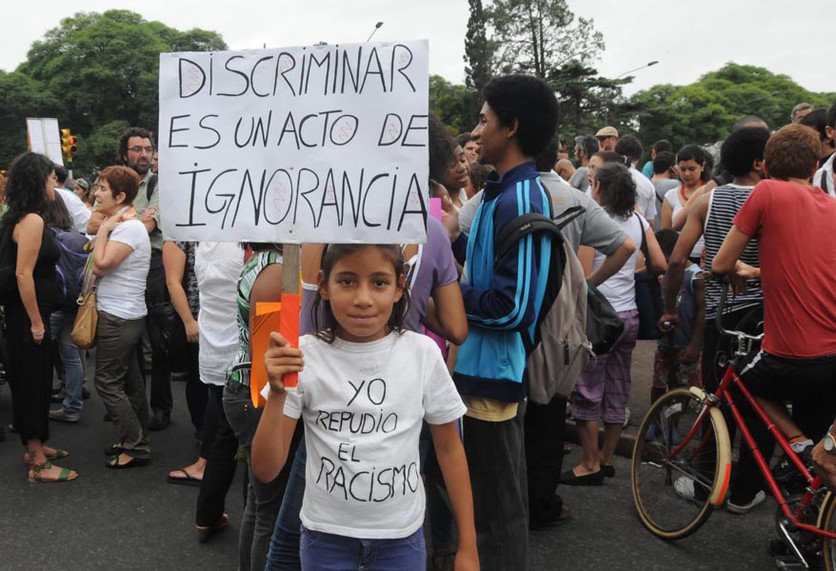 Marcha contra el racismo
