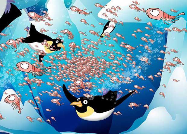 Presentan la serie animada "Billy the Krill"