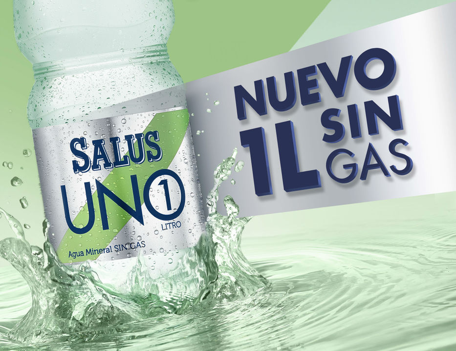 Salus lanza su nueva botella de un litro