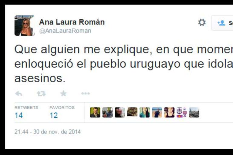 La catarsis tuitera de Ana Laura Román