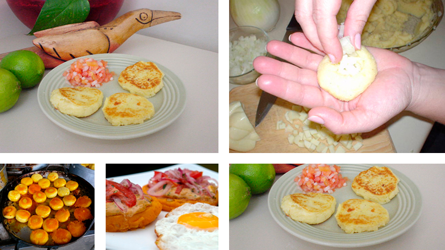 Llapingachos . Gastronomia.com.uy