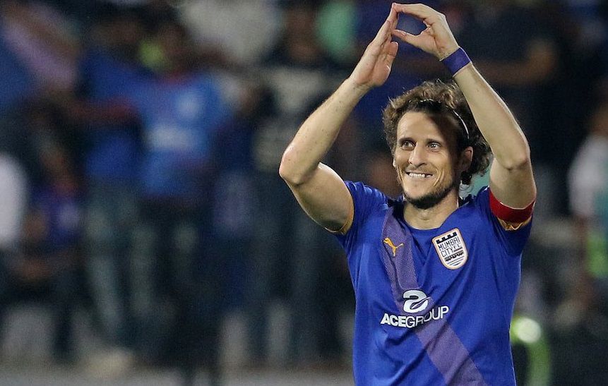 India: Diego Forlán anotó un triplete en el triunfo del Mumbai City