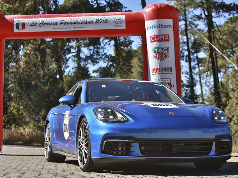 Porsche presentó su nuevo Panamera en una etapa del Rally Panamericano ...