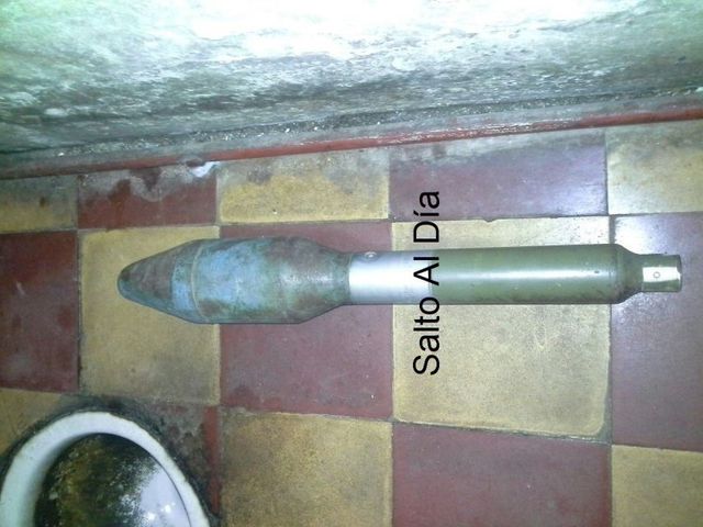 Cohete antitanque hallado en Salto no representa peligro alguno