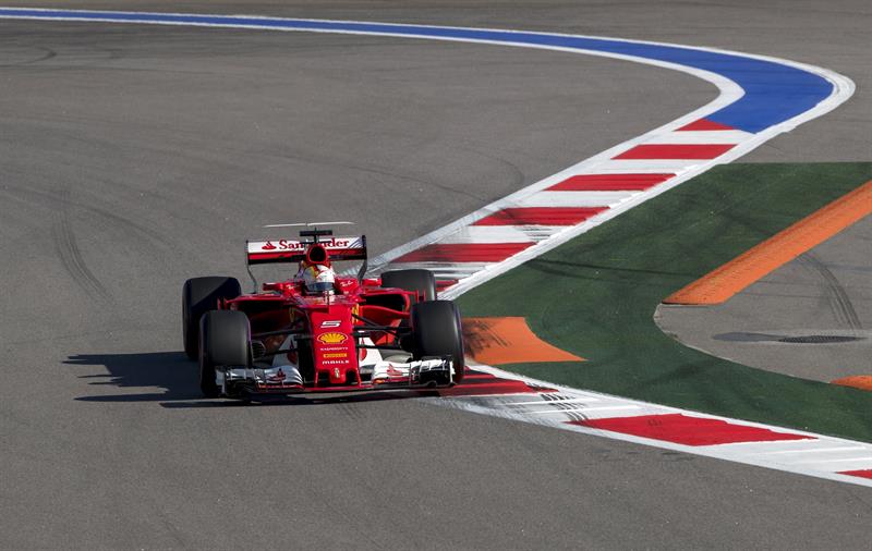 Fórmula 1: Sebastian Vettel largará primero en el GP de Rusia