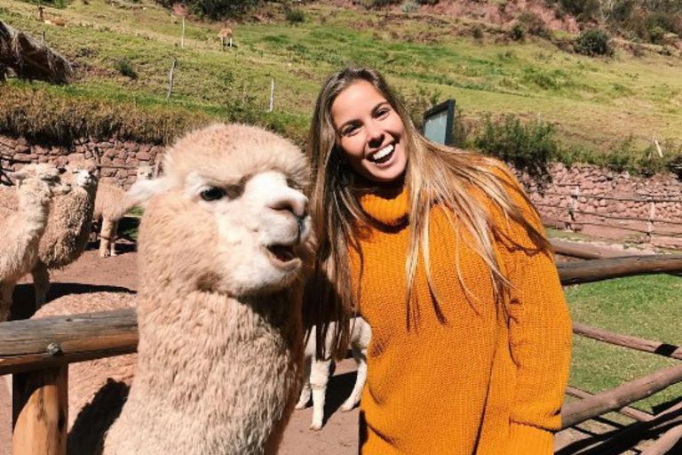 Cami Rajchman viajó a Perú y cumplió su sueño de conocer Machu Picchu