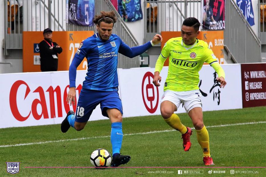 Hong Kong: Diego Forlán anotó por duplicado en la goleada 7-0 del Kitchee
