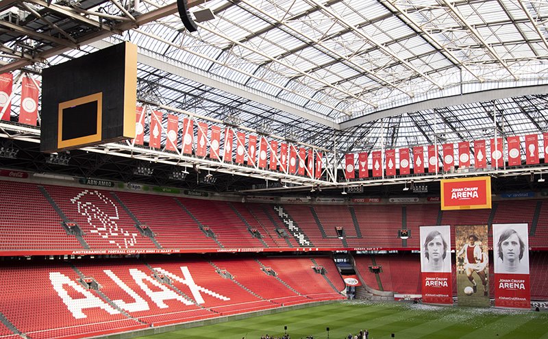 Holanda: Ajax presentó el logo de su renombrado estadio, el Johan ...