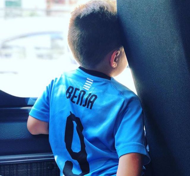 Benjamín Suárez cumple cinco años y sus papás lo felicitan en las redes