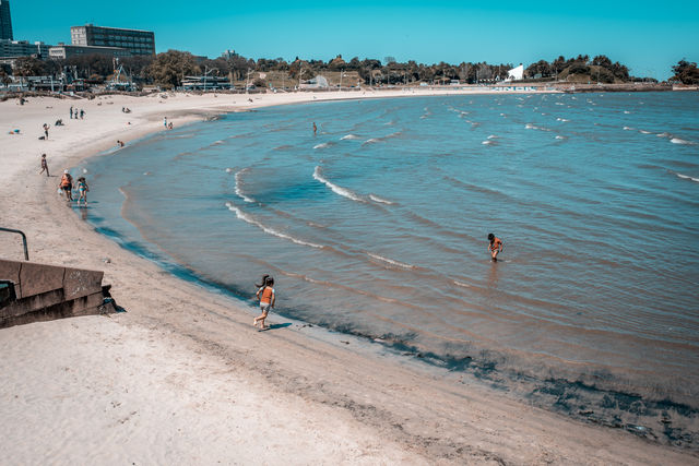 Casi todas las playas de Montevideo están habilitadas para bañarse