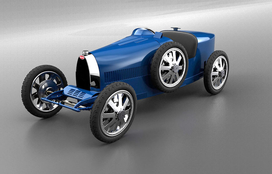 Bugatti crea el Type 35 Baby, un coche de juguete y eléctrico que ...