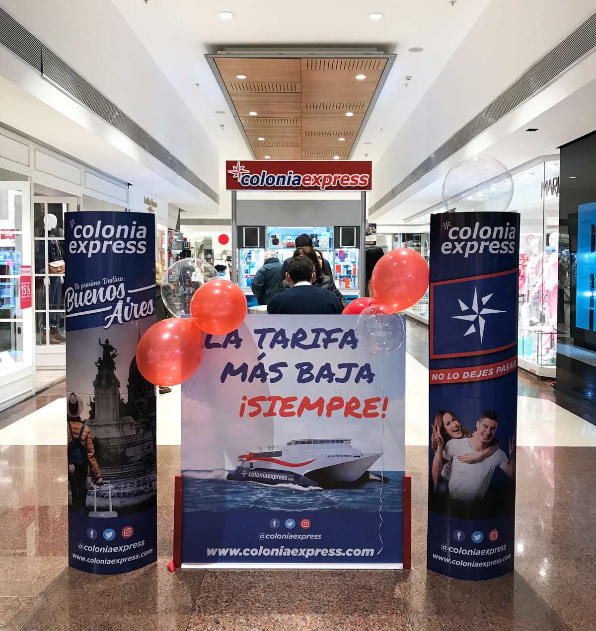 COLONIA EXPRESS, inaugura nuevo punto de venta en Montevideo Shopping