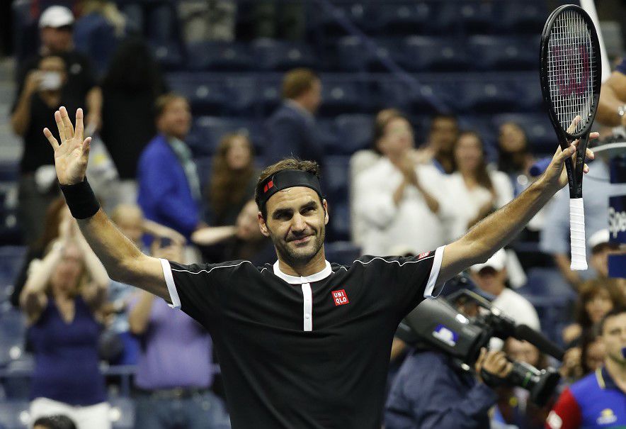 Tenis: Federer debutó en el US Open con victoria en cuatro sets ante el ...