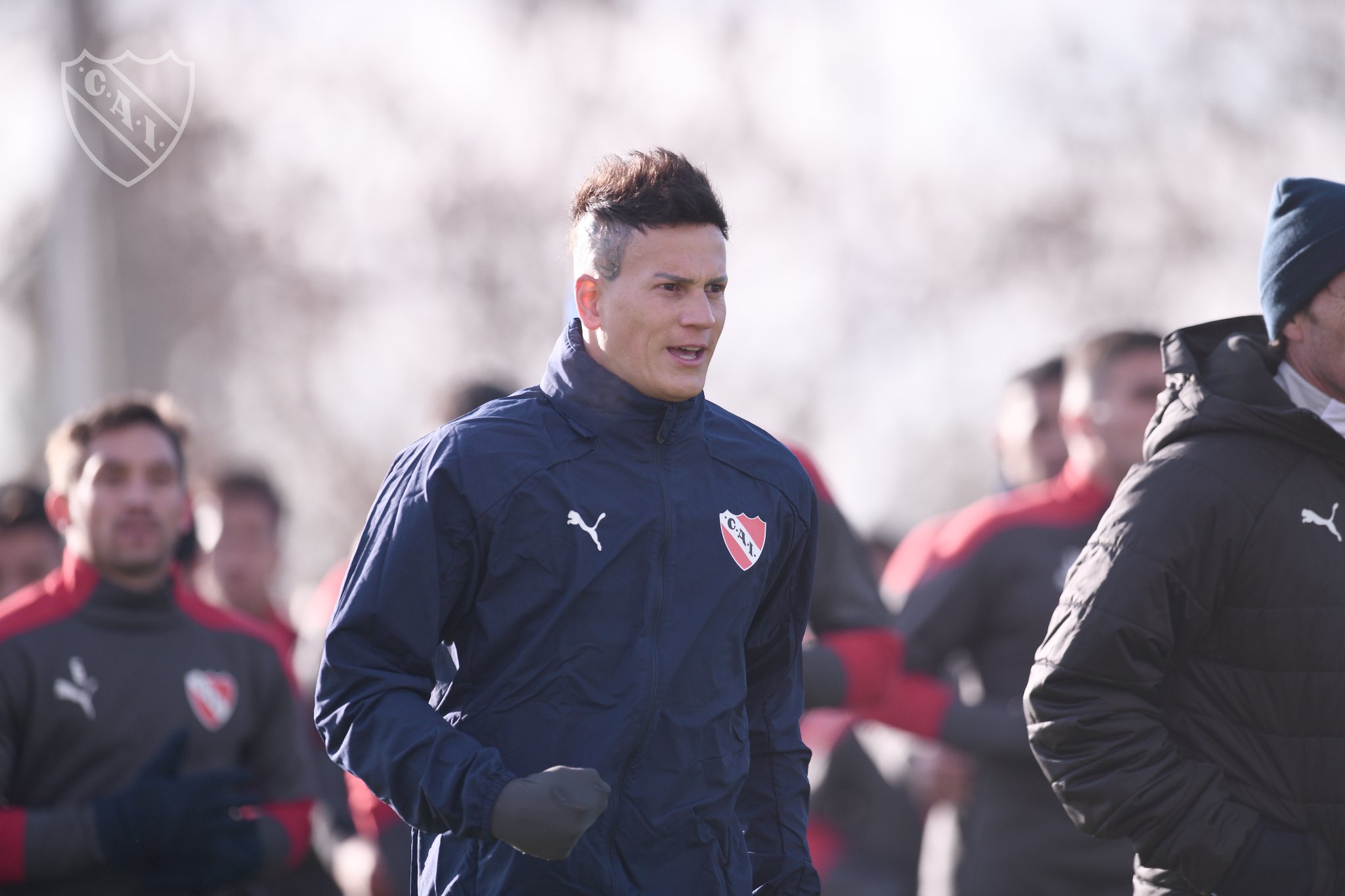 Sebastián Sosa se reincorporó a los entrenamientos de Independiente con ...