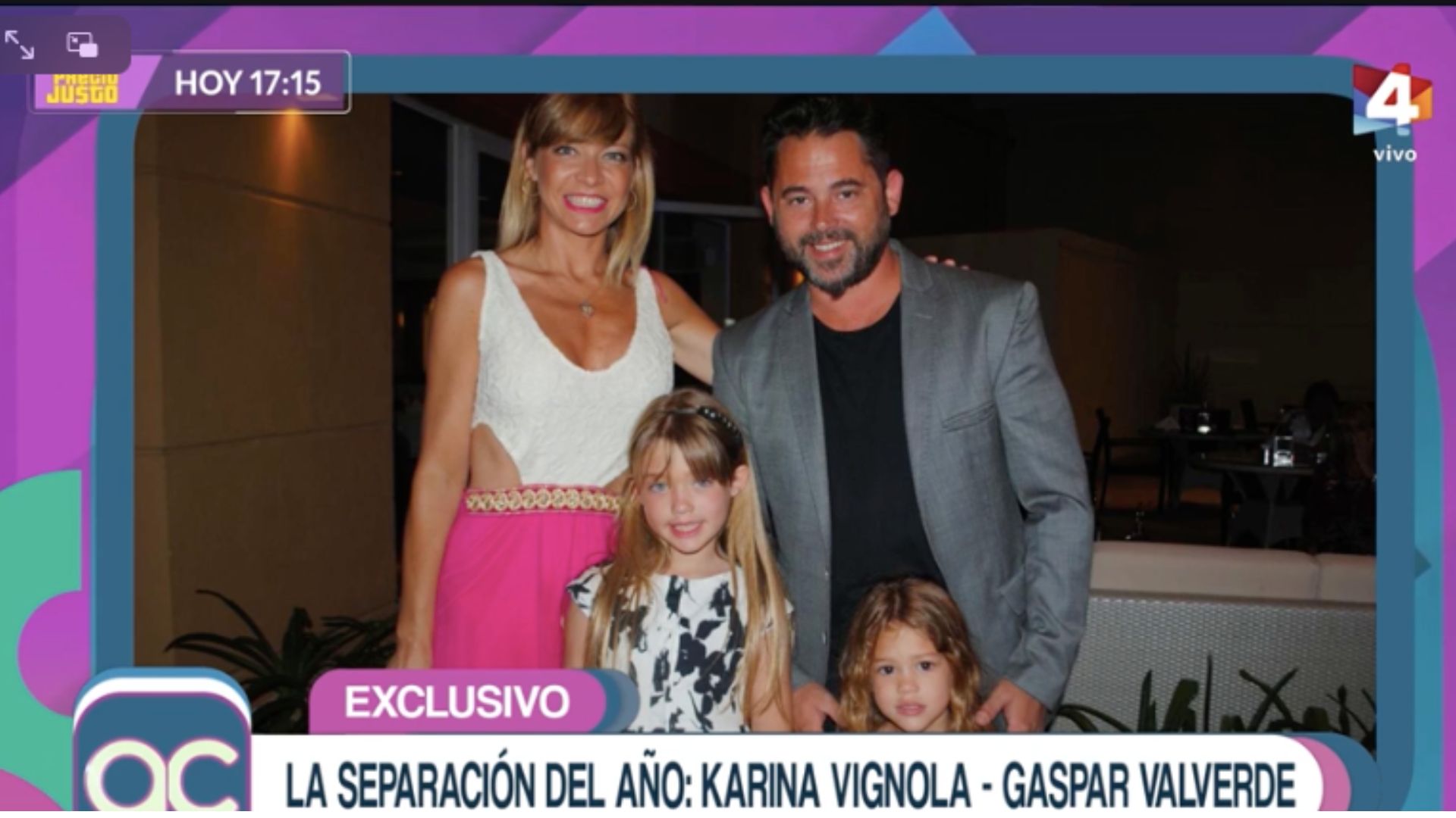 Karina Vignola y Gaspar Valverde separados: "Fue de común acuerdo y ...