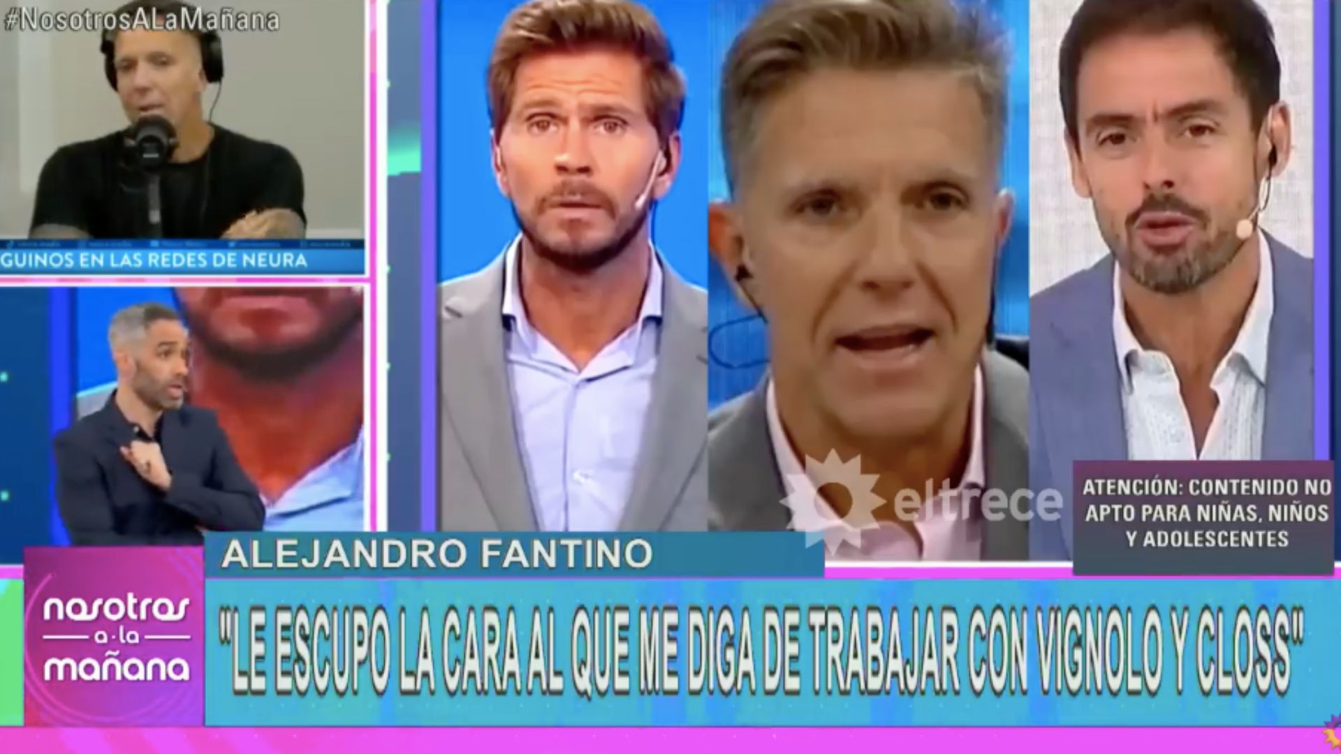 Alejandro Fantino: "Le escupo la cara al que me proponga trabajar con ...