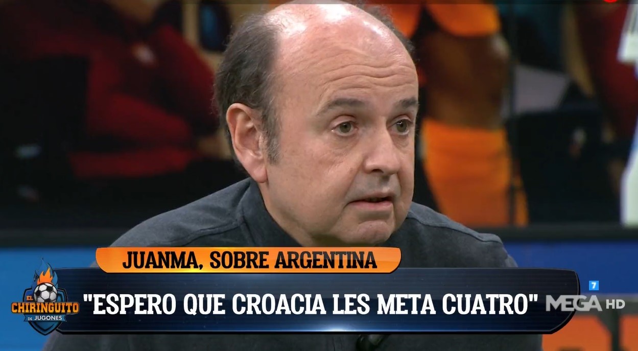 Periodista español tras los gestos de Argentina: “Deseo que Croacia les meta cuatro”