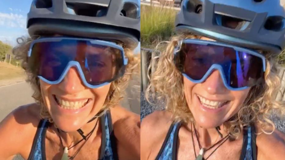 “Del agua al campo”: el ciclismo intenso de Maru Botana por la laguna ...