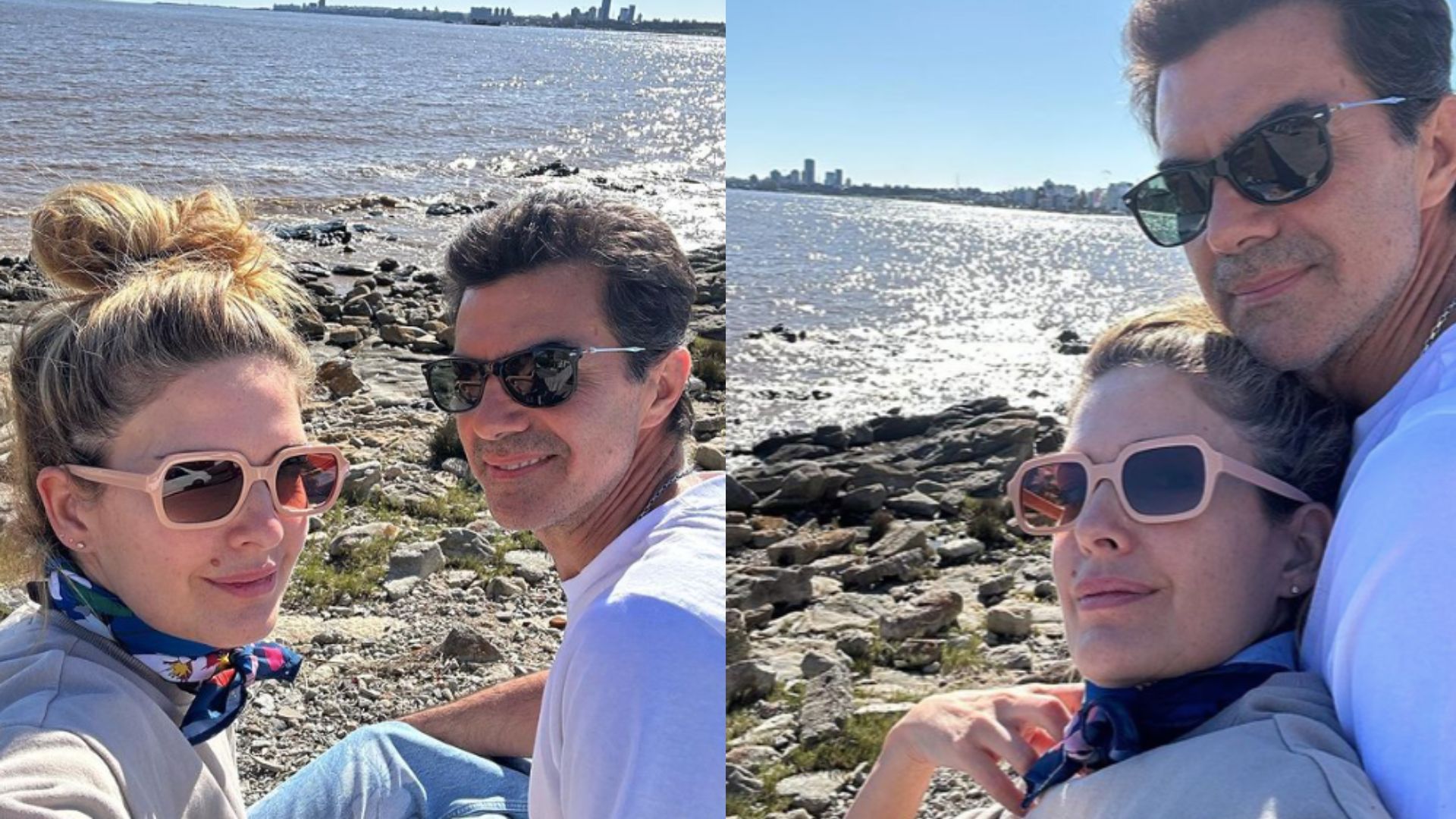 Isabel Macedo y Urtubey, muy enamorados en la plaza Virgilio: “Mirarnos ...