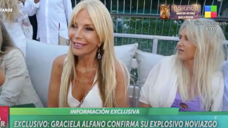 Graciela Alfano sobre su relación con Carlos Bustin: “Es un hombre con todas las letras”