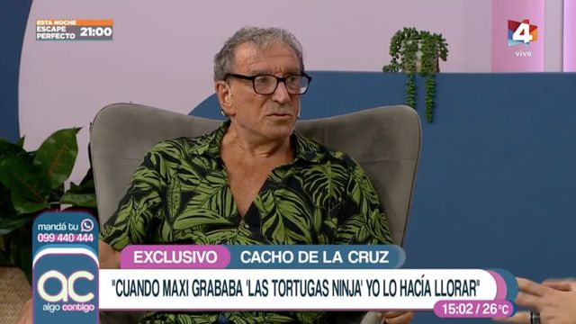 Cacho de la Cruz recordó los comienzos de su hijo Maxi: “Lo hacía llorar”