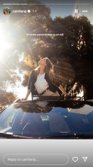 Tras pedir consejos a los usuarios, Cami Rajchman mostró su nueva camioneta en las redes