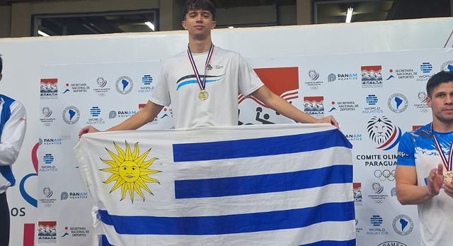 Natación: Diego Aranda la rompió en Paraguay y pasó a liderar ranking para ir a París