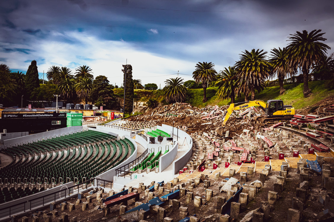 Obras en el Teatro de Verano: las imágenes de cómo avanza la reforma en ...