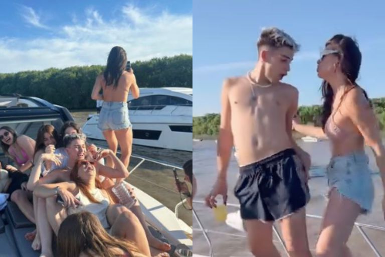 El mega cumpleaños de Juan Otero arriba de un yate y lleno de famosos