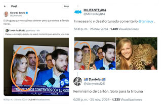 ¿Adoptar? Posteo de Tania Tabárez sobre Ojeda y su novia generó ...