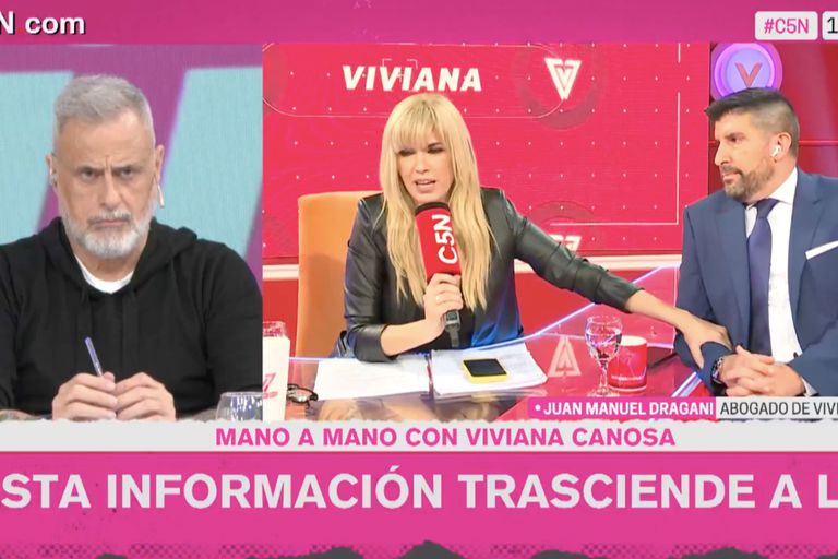 Viviana Canosa con Jorge Rial, tras la denuncia a Lizy: “Hay mucha ...