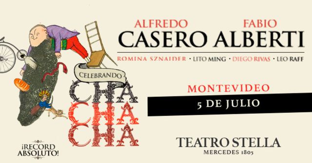 Alfredo Casero y Fabio Alberti celebran “Cha Cha Cha” en el Teatro Stella