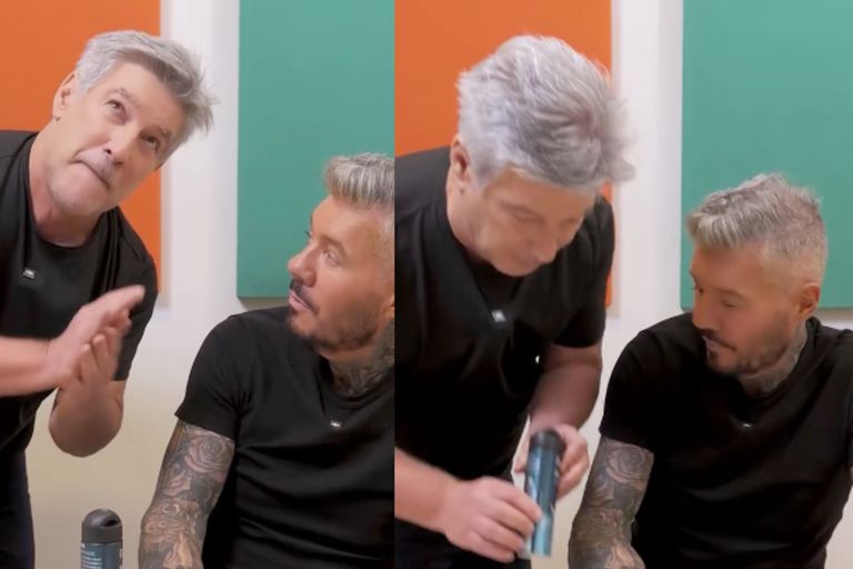 Tinelli y Pachu Peña protagonizan un insólito clip con un desodorante ...